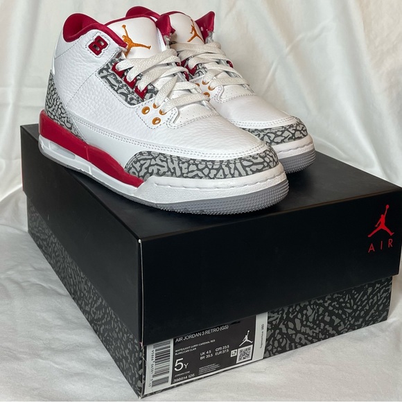Jordan | Shoes | Air Jordan 3 Retro Cardinals 5y New In Box | Poshmark